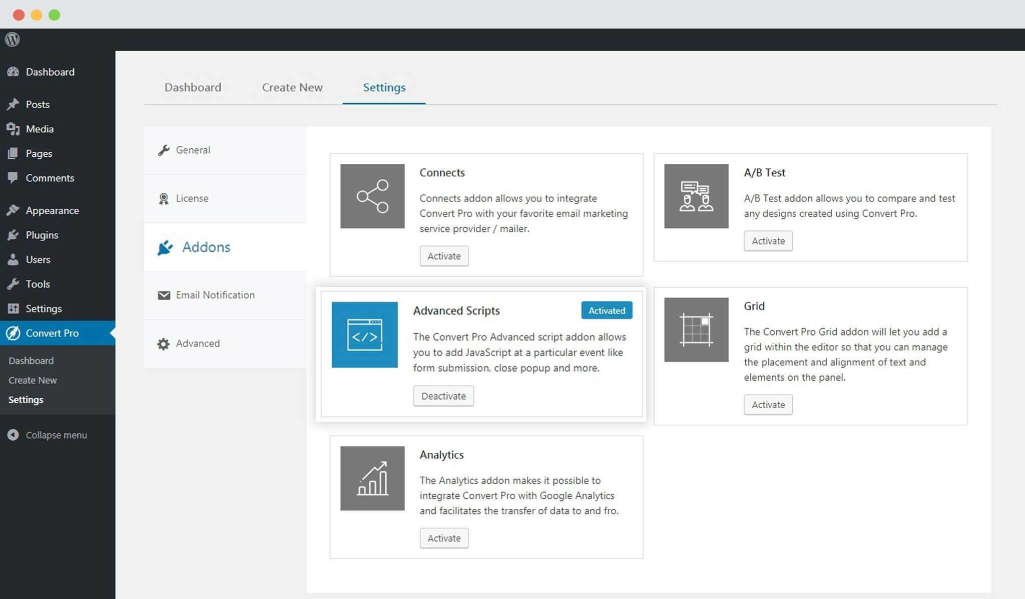 How to Use the Advanced Script Addon in Convert Pro? - Convert Pro
