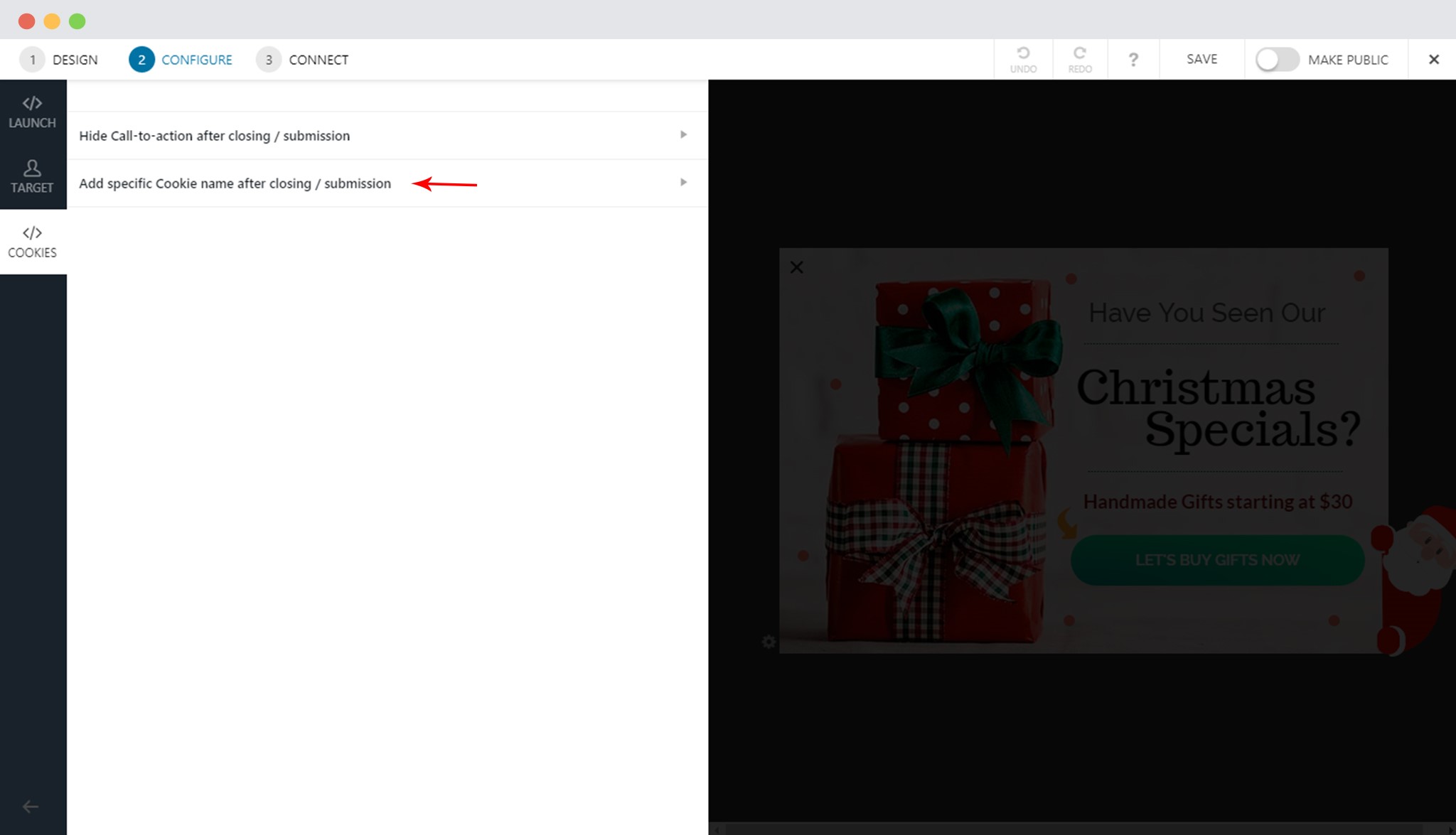 How To Set Cookie Name When A Particular Call To Action Is Submitted Or Closed Convert Pro